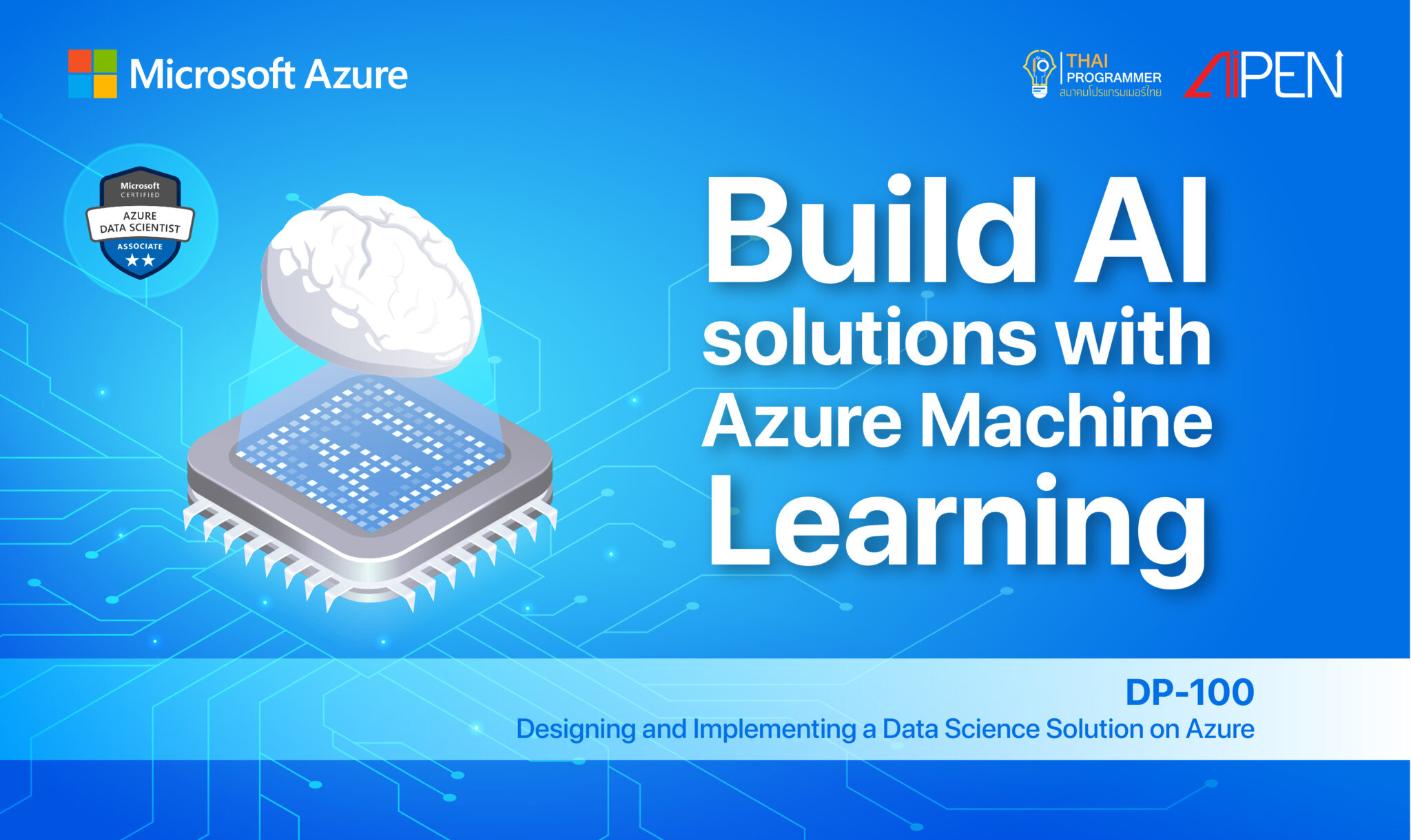 Microsoft Azure : Build AI solutions with Azure Machine Learning – POWERCLASS